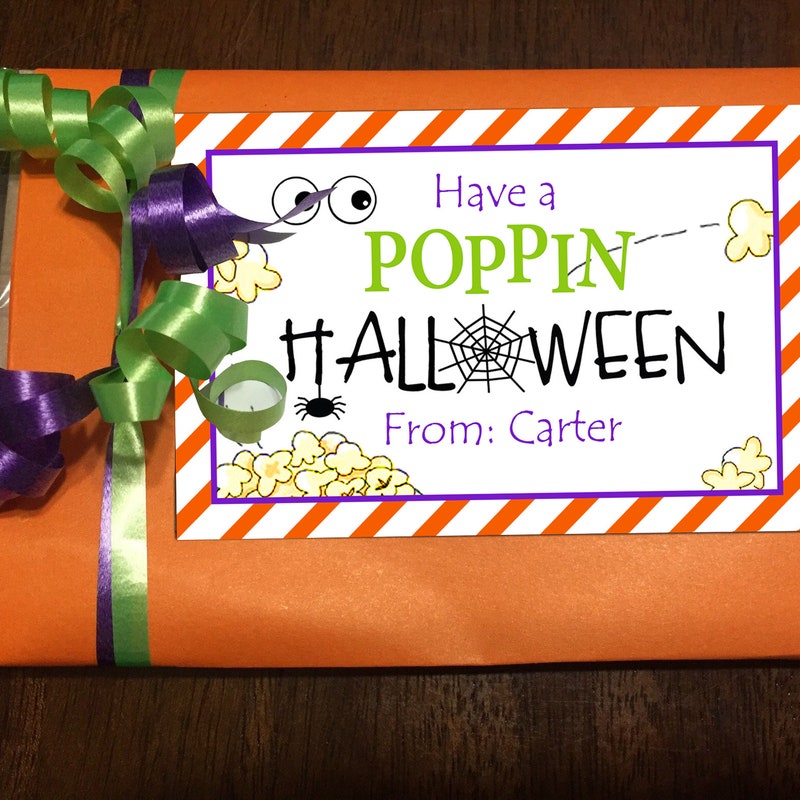 Halloween Popcorn Wrapper - Etsy