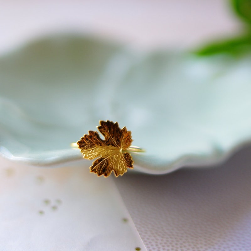 Leaf Ring - Etsy