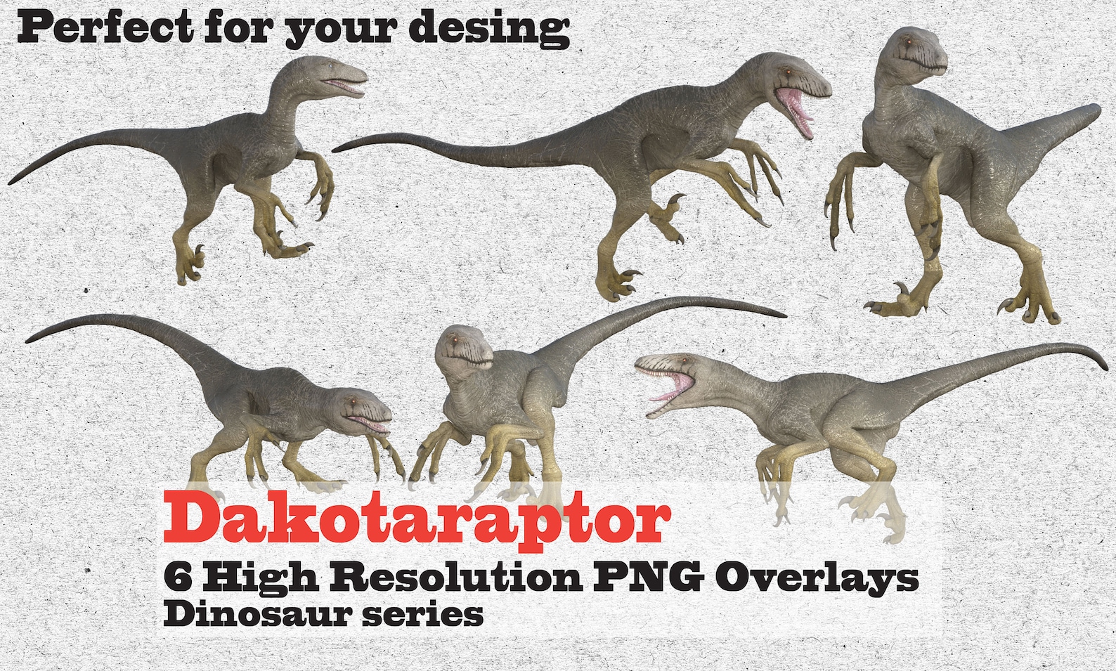 Dakoraptor Jurassic World Clipart, 6 Dinosaurs PNG File, Jurassic ...