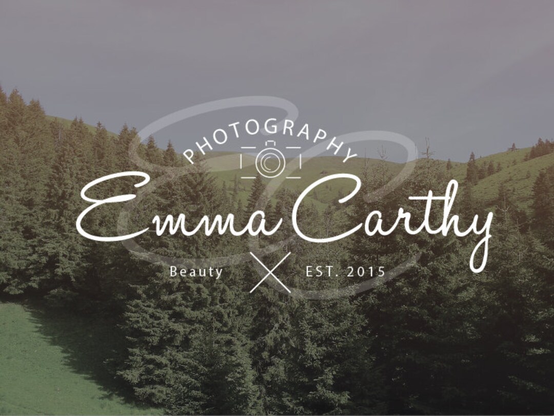 Custom Photography Logo Watermark ,premade Photography Logo ...