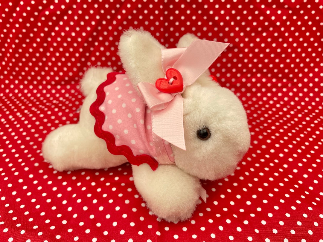 Vintage Early 2000s up Cycled Mechanical Pull String Vibrating Bunny ...