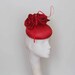 Red Roses Fascinator, Kentucky Derby Hat, Royal Ascot Hat, Mother of ...