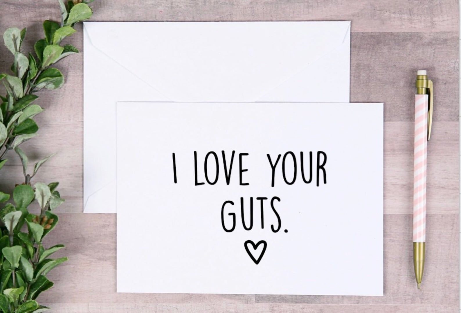 I Love Your Guts Funny Card Thinking of You Card for Boyfriend - Etsy