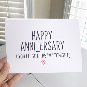 Funny Sex Happy Anniversary Card for Boyfriend Boyfriend Anniversary ...