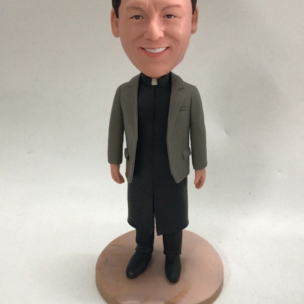 Pastor Cake Topper - Etsy