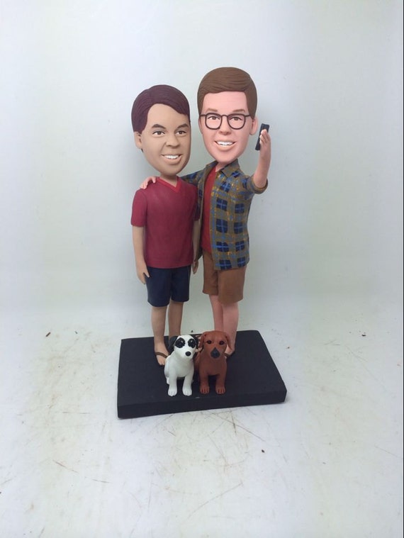 Gay Male Wedding Cake Topper Gay Wedding Custom Wedding Topper | Etsy