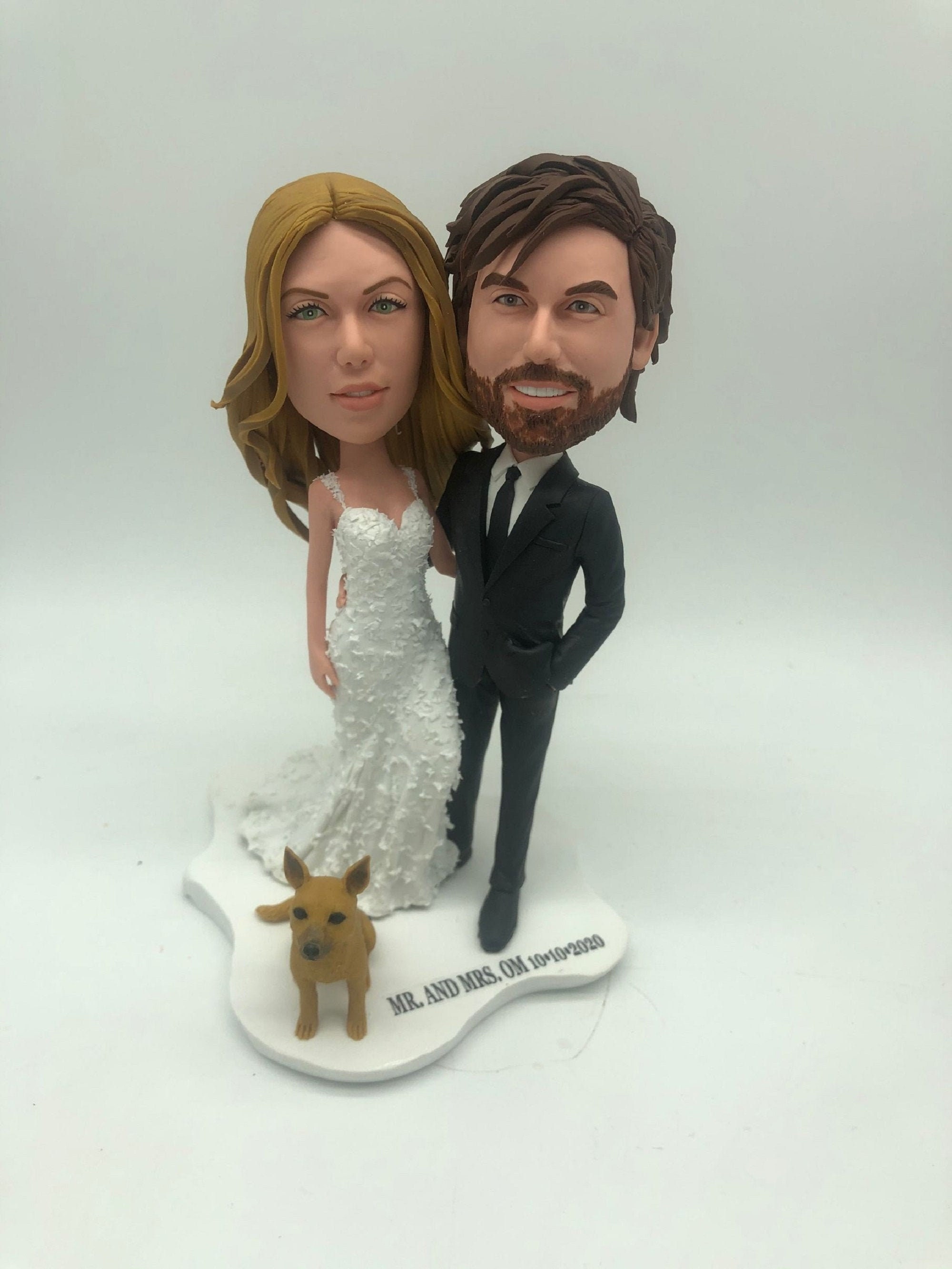 Custom Wedding Cake Topper Personalized Wedding Cake Topper Etsy