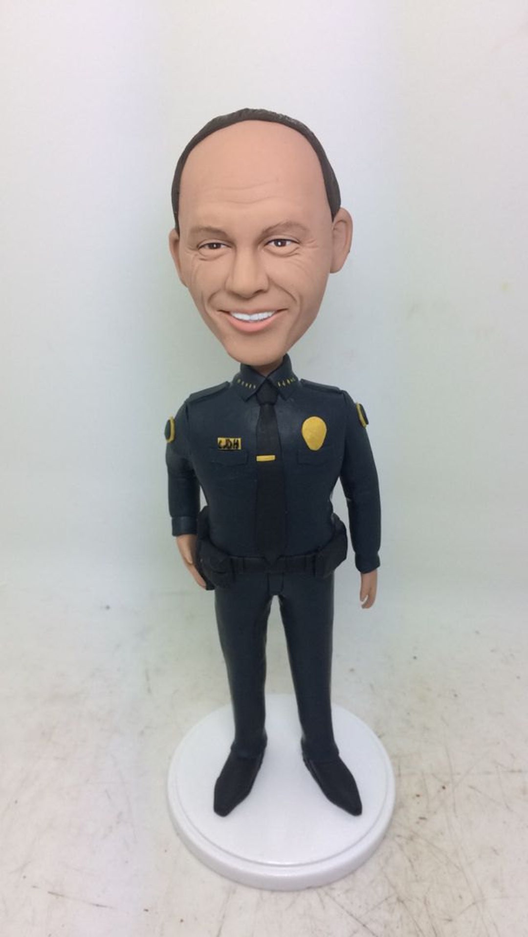 Policeman Bobble Head Police Personalized Bobble Head Clay Figurines ...