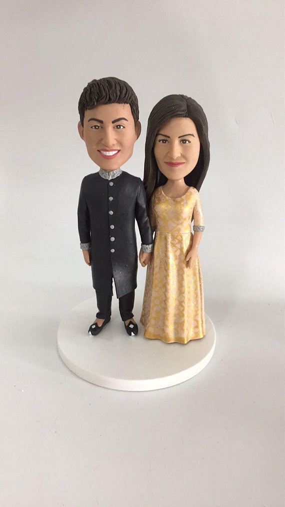 Indian Wedding Cake Topper Indian Cake Topper Wedding Cake | Etsy