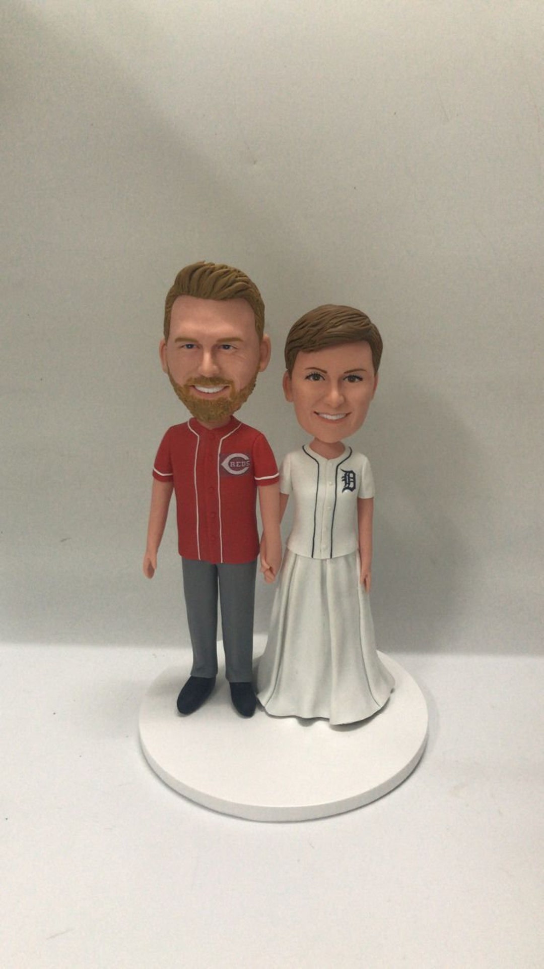 Detroit Tigers Wedding Cake Topper Cincinnati Reds Wedding Cake Topper ...