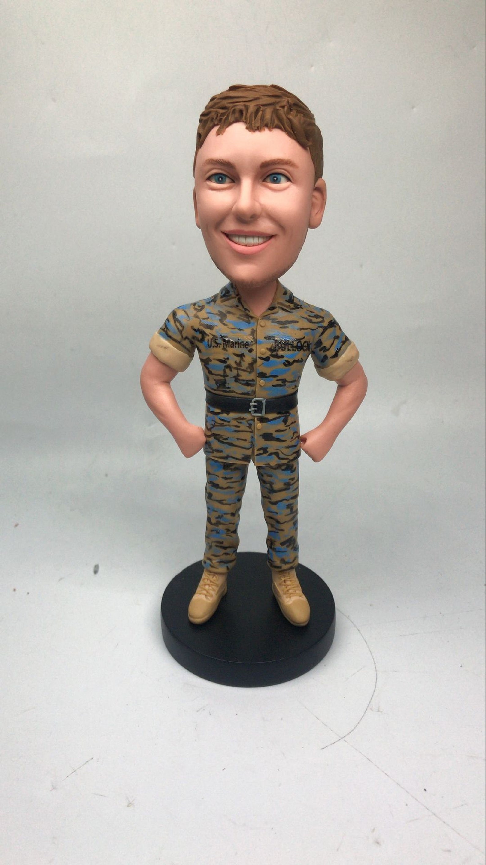 US Marine Bobble Head Marine Personalized Gift Marine Birthday | Etsy