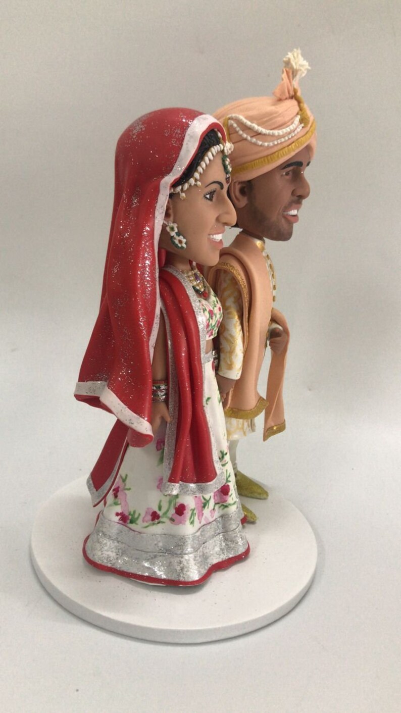 Indian Wedding Cake Topper Indian Personalized Wedding Cake - Etsy