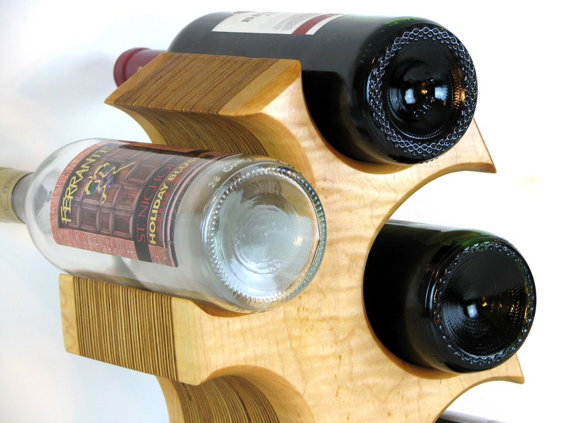 4 Bottle Wine Tree Wine Racks Wood Wine Racks in 7 Different - Etsy