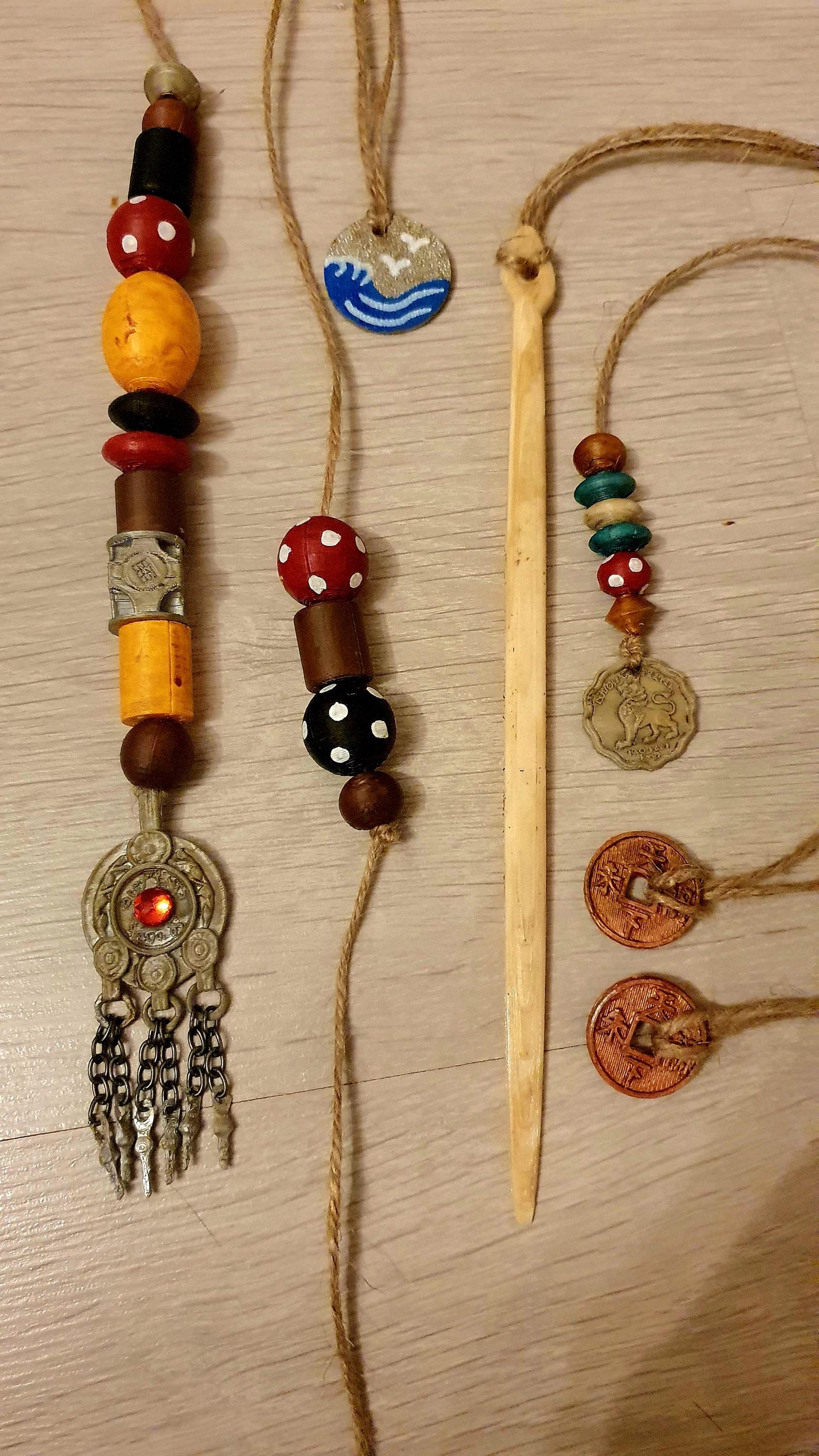 Caribbean Pirate Bead Set Wig Accessories - Etsy