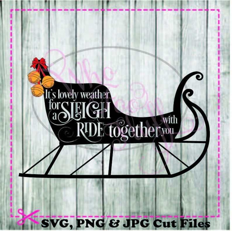 It's Lovely Weather for a Sleigh Ride Together With You | Etsy