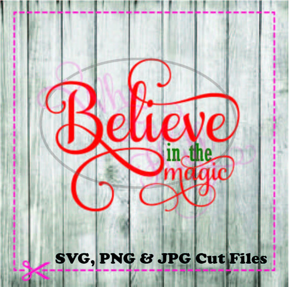 Believe in the Magic Svg Png Jpg Dxf Eps Cutting File - Etsy