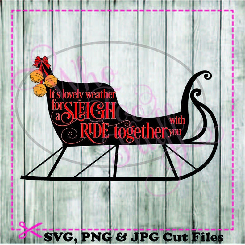 It's Lovely Weather for a Sleigh Ride Together With You - Etsy