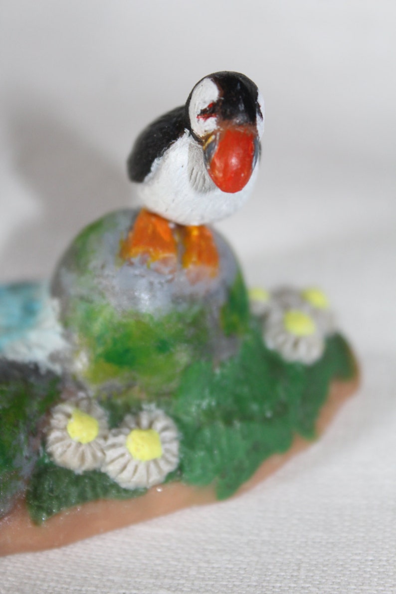 Puffin. Polymer Clay Figurine - Etsy