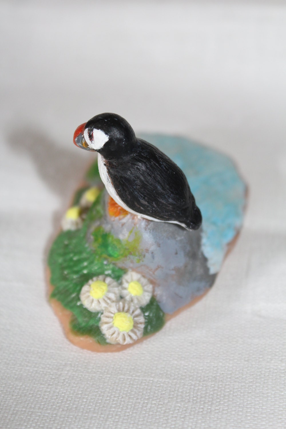 Puffin. Polymer Clay Figurine - Etsy