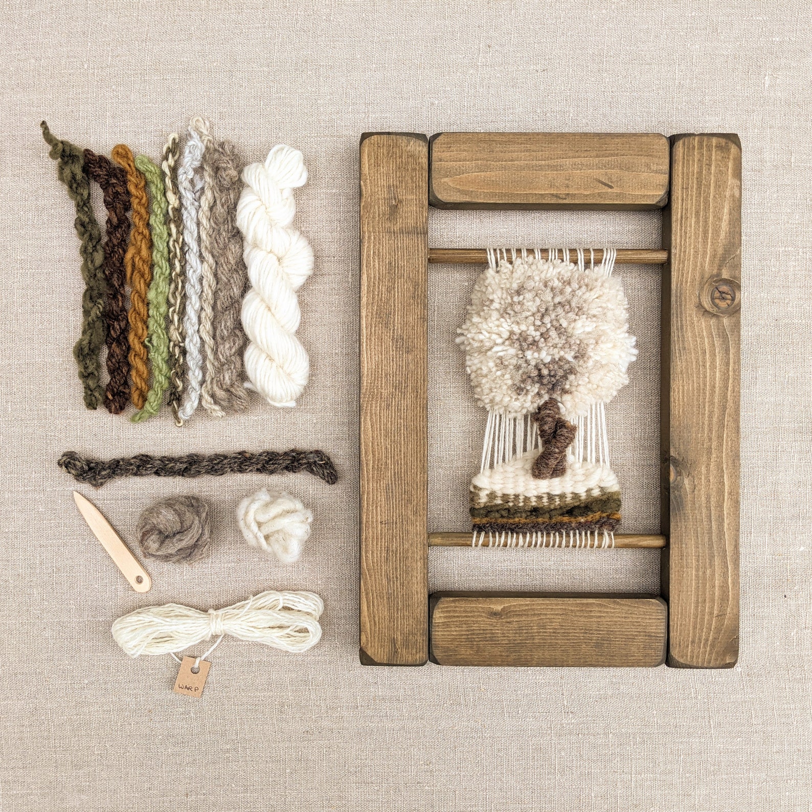Weaving Kit, Craft Kit, Learn to Weave a Wall Hanging - Etsy