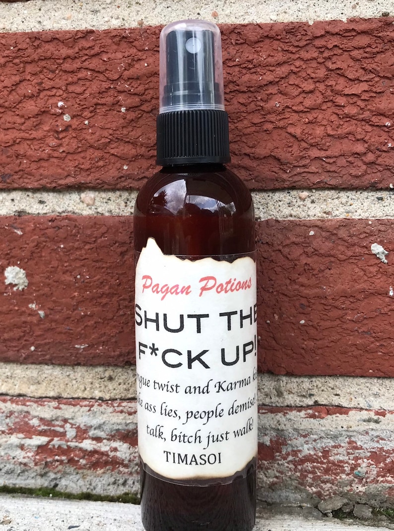 Shut the F up Spray - Patchouli & Blood Orange - Etsy