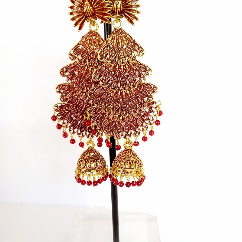 Indian Earrings - Etsy