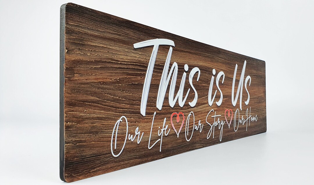 Avior Handmade "this is Us Our Story Our Life Our Home" Decor Wall Sign ...