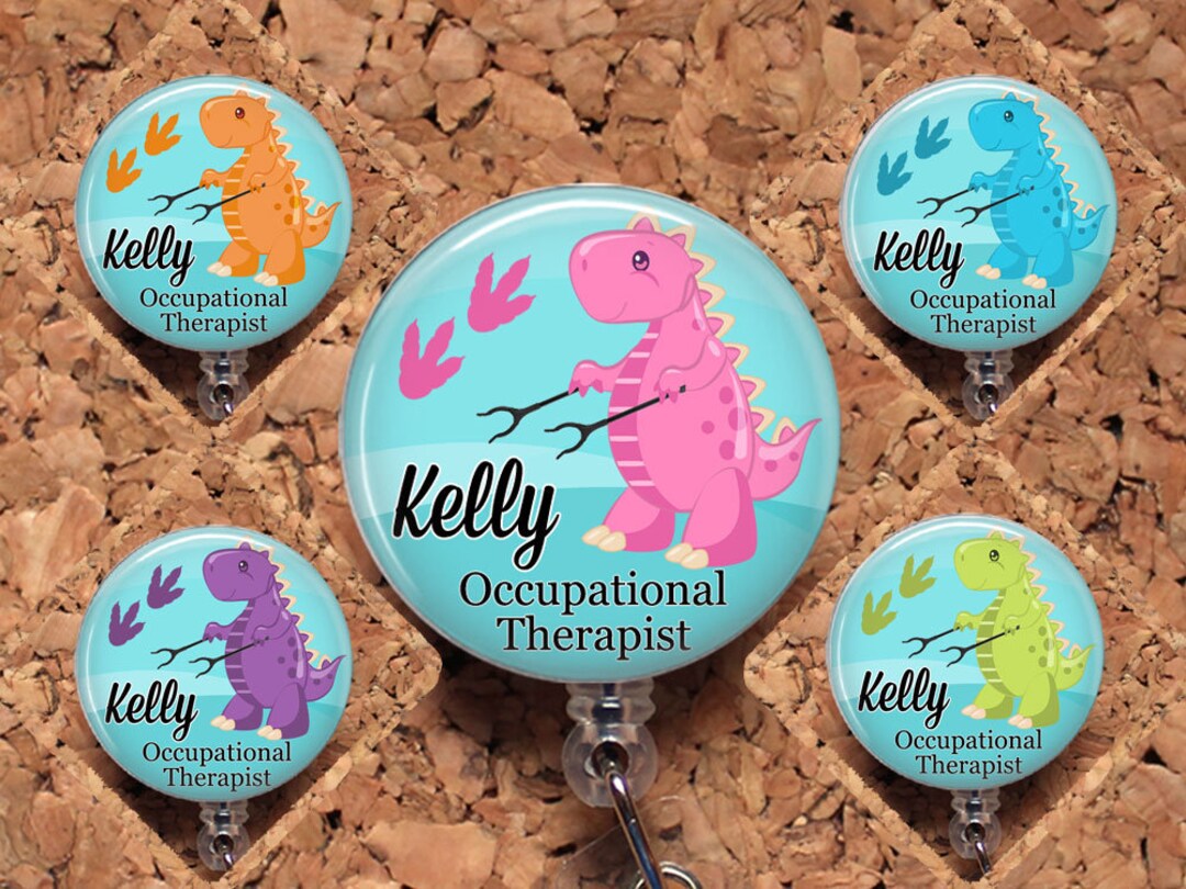 Occupational Therapist Badge Reel OT Retractable Badge Reel - Etsy