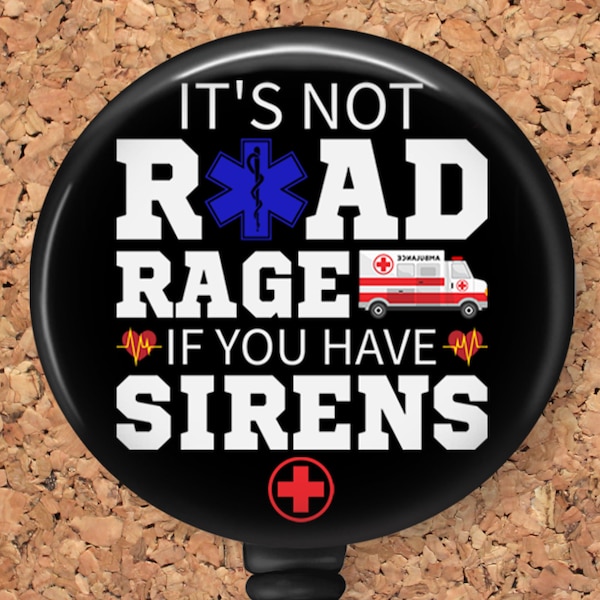 Funny Emt Badge Reel - Etsy