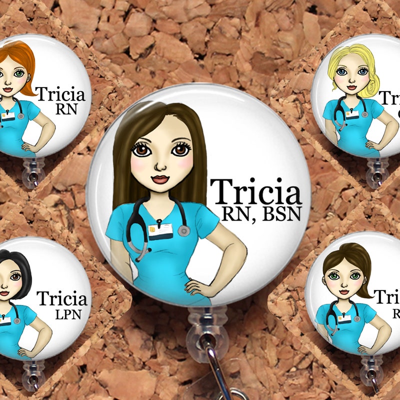 Nurse Badge Reel - Etsy