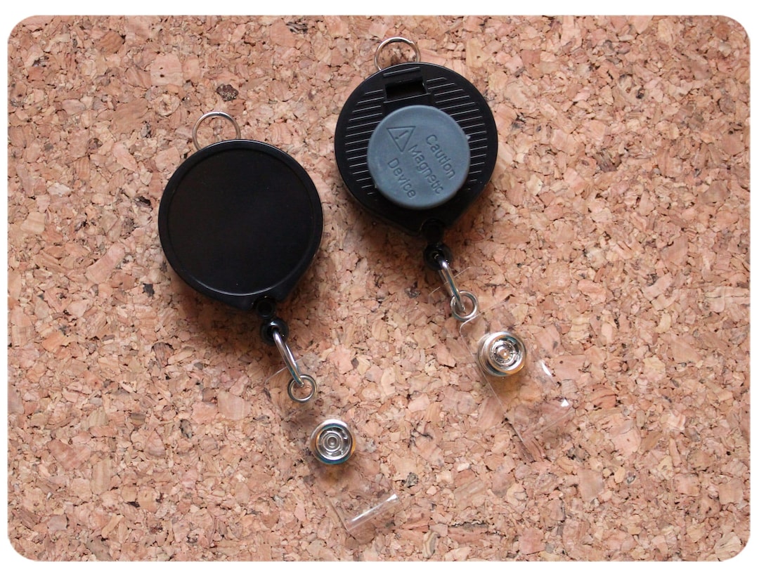 MAGNET Back Badge Reel, Switchable Base, Permanent or Interchangeable ...