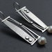 Pearl Earrings Dangle, Modern Art Earrings, Bauhaus Jewelry, Geometric ...