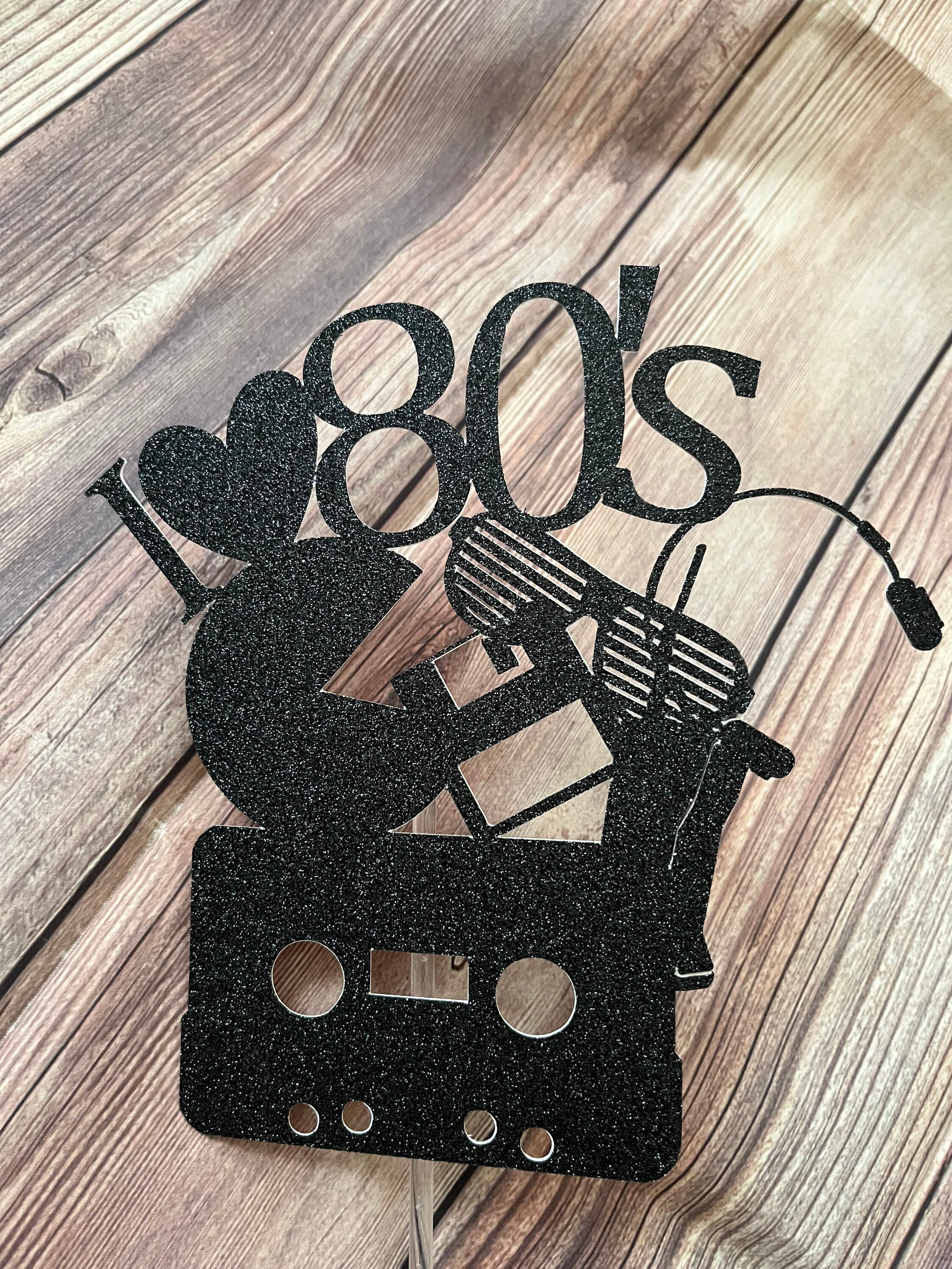 80s Cake Topper/ 80s Party/ 80s Birthday/ 80s Theme/ I Love - Etsy