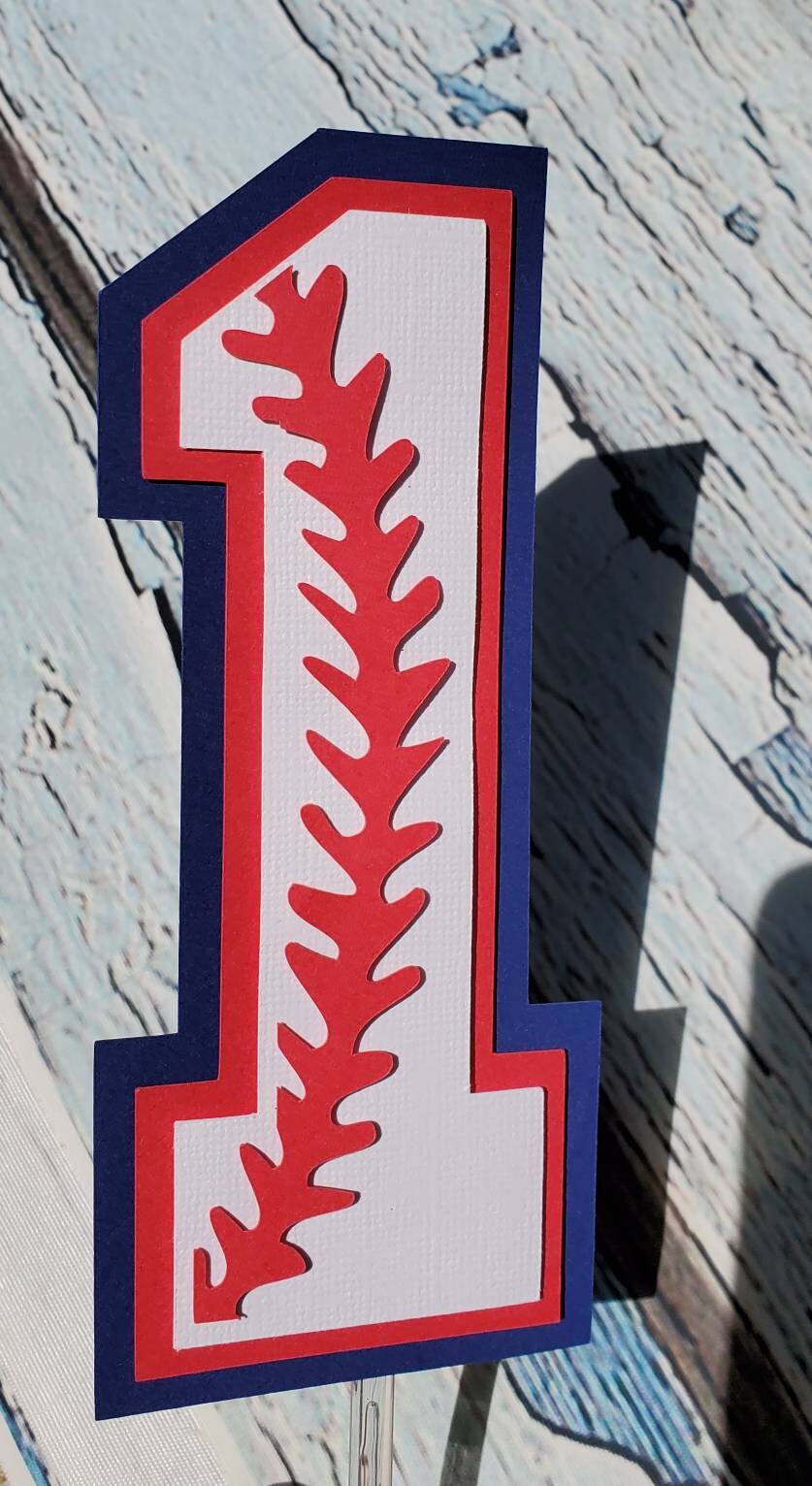 1st Birthday/ Baseball Cake Topper/ Baseball Theme/ Baseball | Etsy