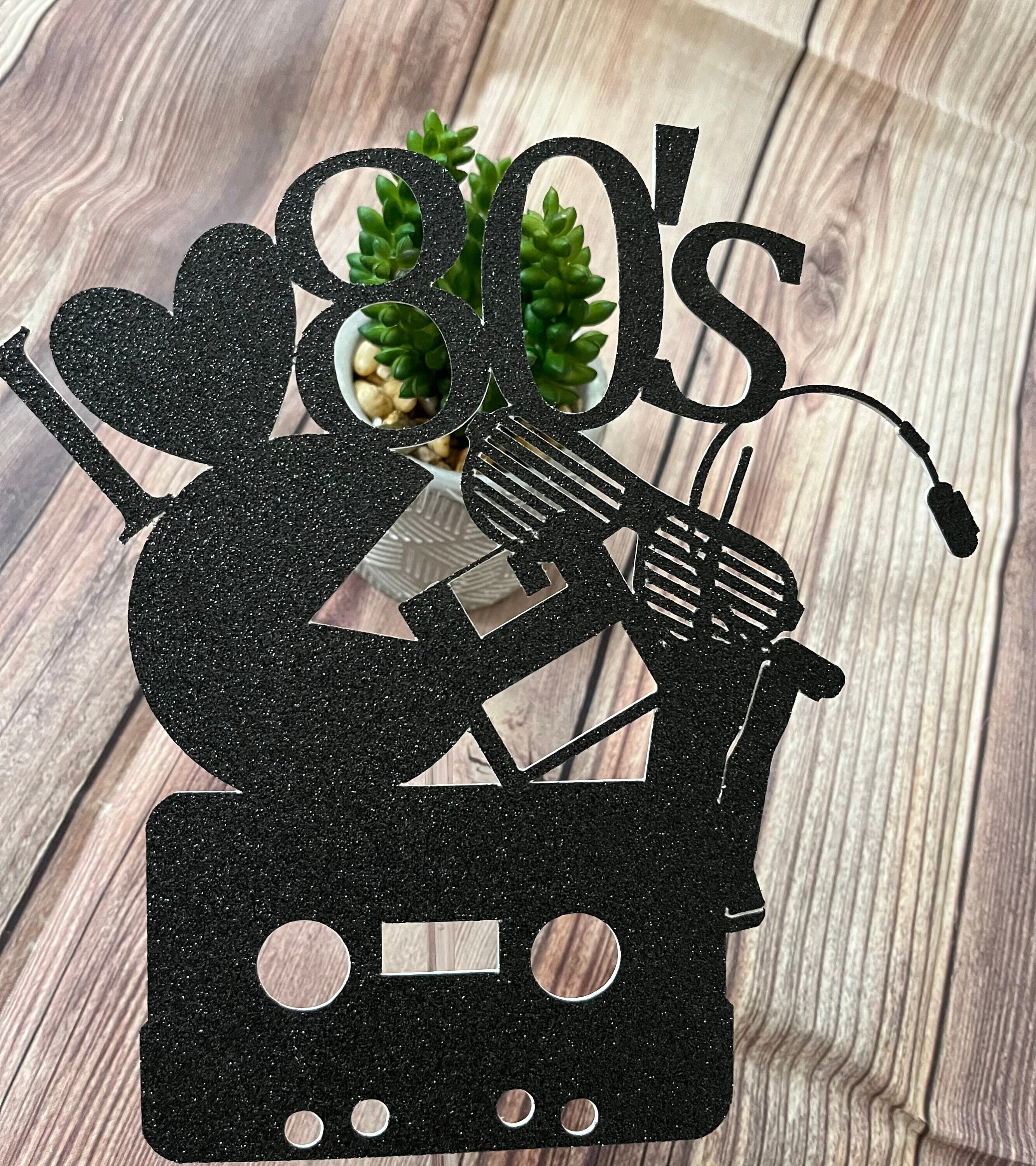 80s Cake Topper/ 80s Party/ 80s Birthday/ 80s Theme/ I Love | Etsy