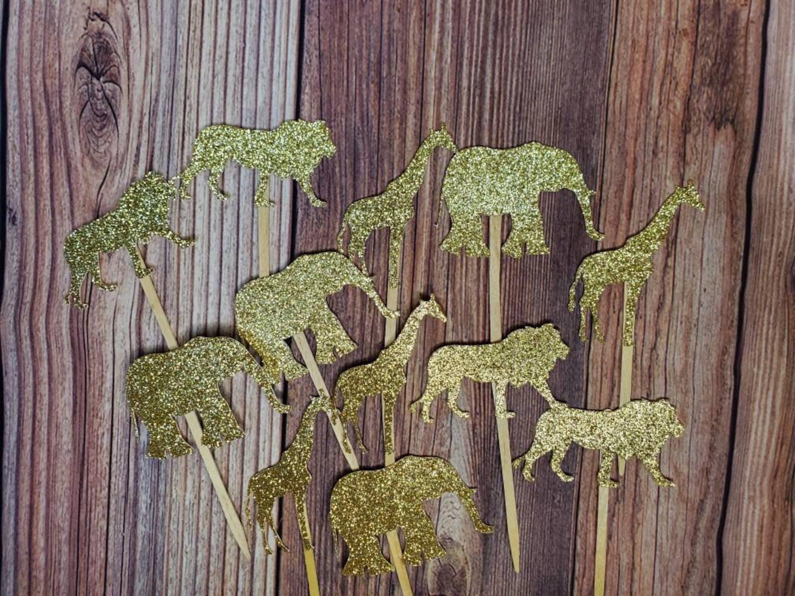 Jungle Safari Cupcake Topper/ Jungle Cupcake Topper/ Safari - Etsy