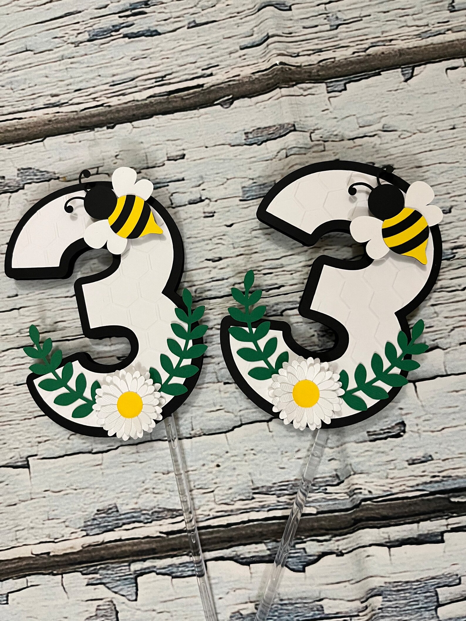 Bee Cake Topper/ Bumble Bee Topper/ 1st Bee Day/ 1st Birthday/ - Etsy