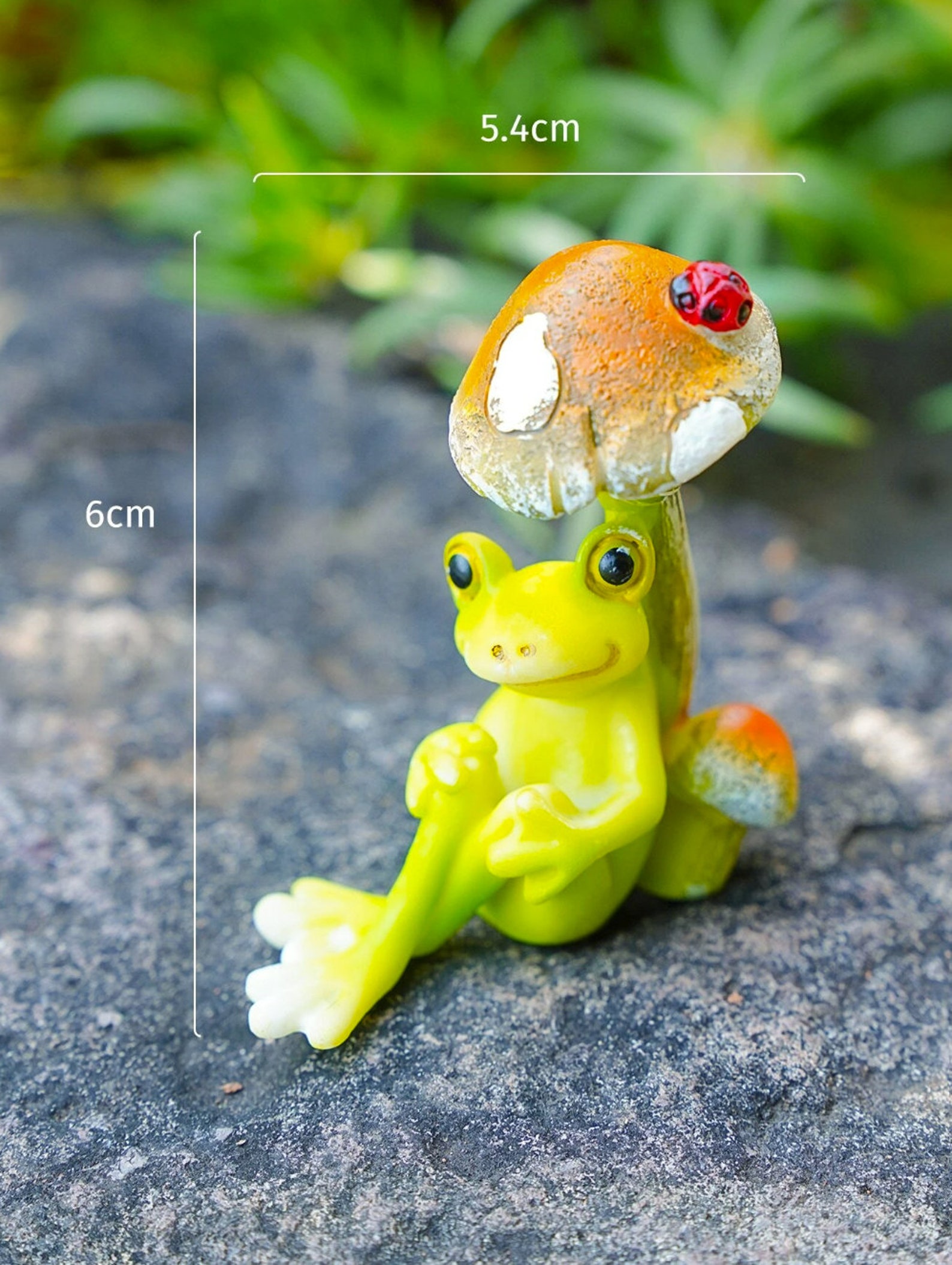 Frog Miniature Figures Garden Art Decorations - Etsy