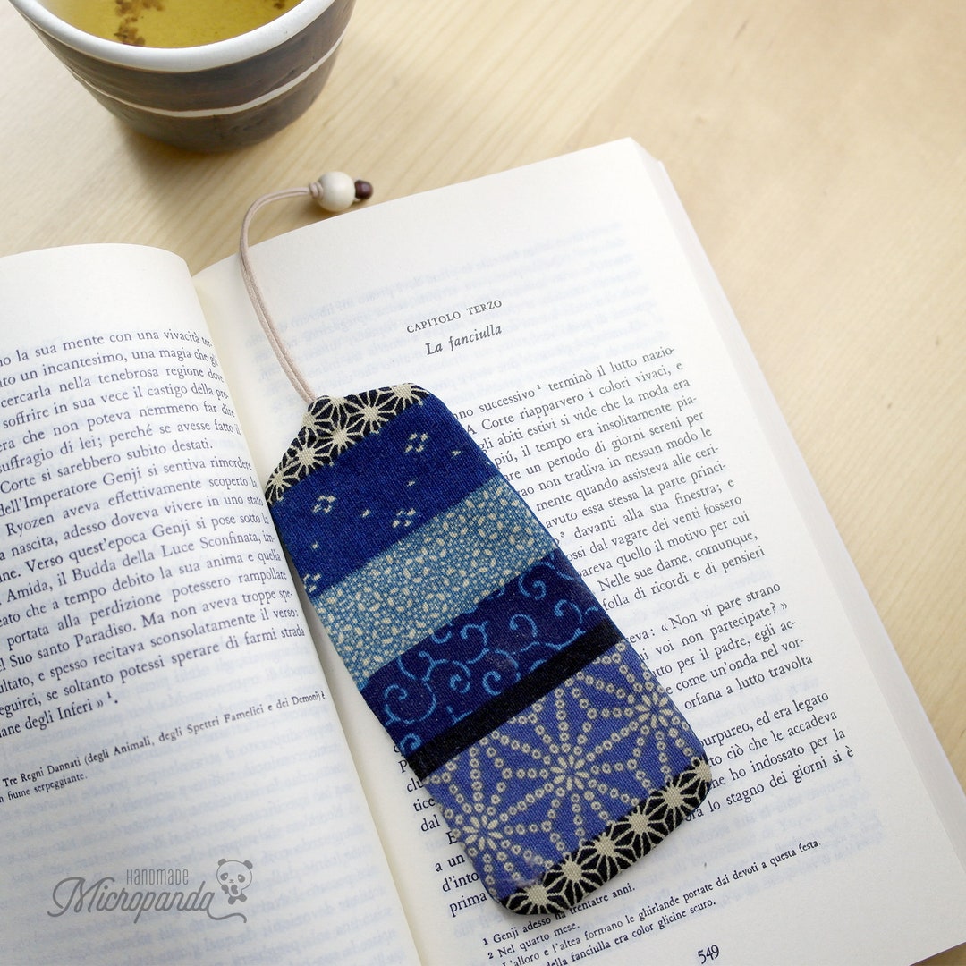 Classy Bookmark Made With Japanese Yukata Fabric - Etsy