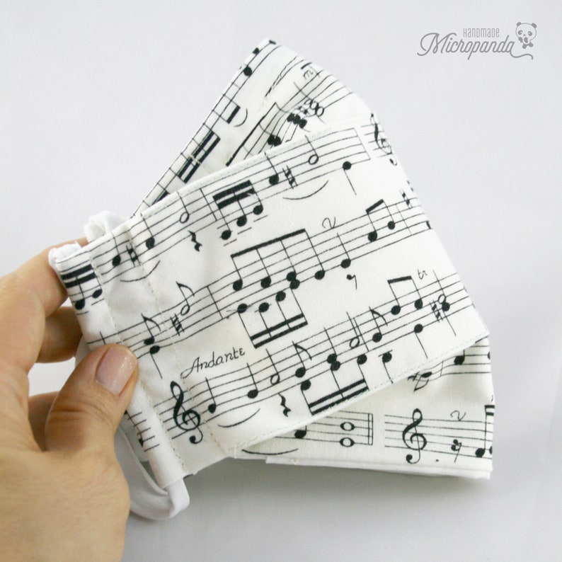 Washable 3d Mask "keiko", Made With Double Layer of Cotton, Adjustable ...