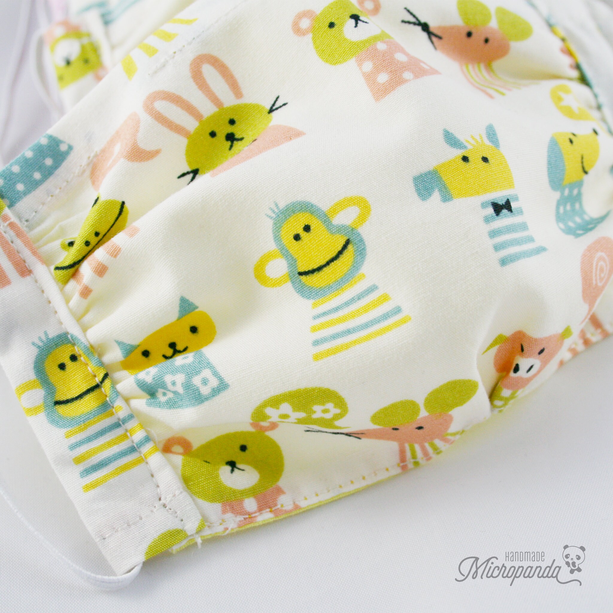 Washable 3d Mask "keiko", Made With Double Layer of Cotton, Adjustable ...