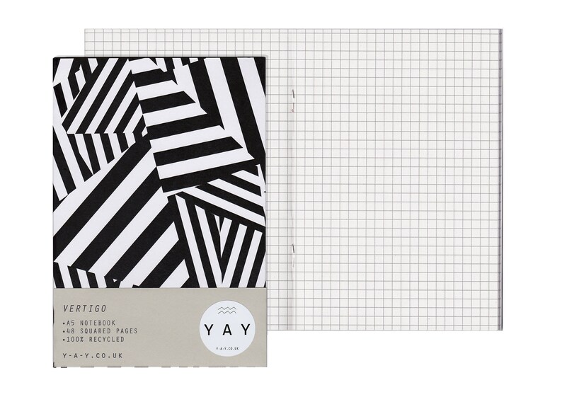 Vertigo A5 Notebook With Squared Pages - Etsy