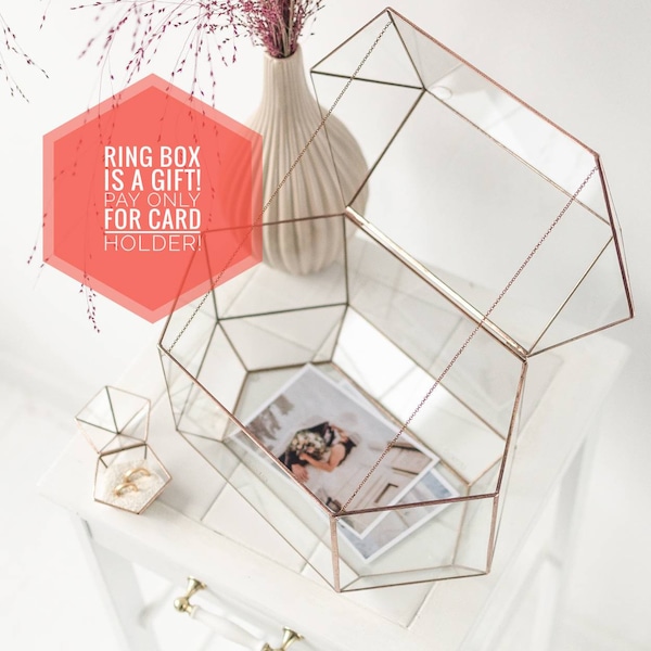 Glass Card Holder - Etsy