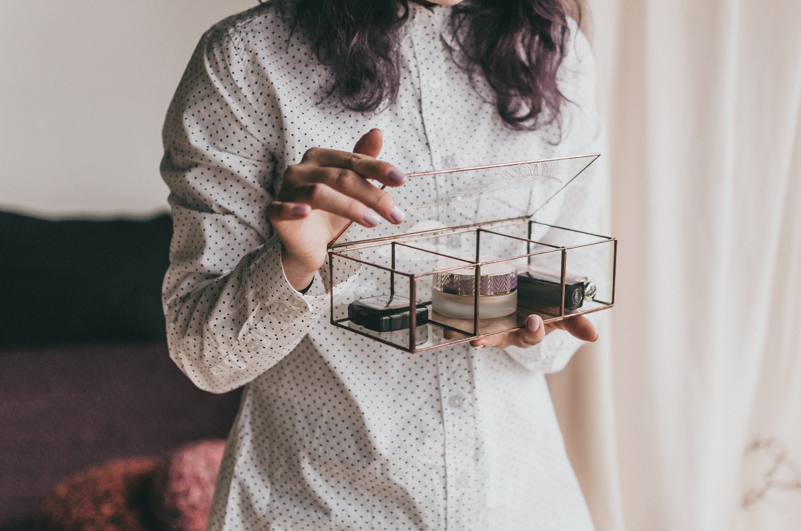 Makeup Organizer Set of two Women Boxes Box for Parfums Women | Etsy