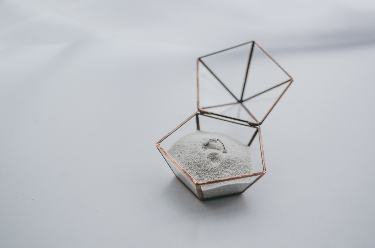 Glass Wedding Ring Box Custom Wedding Ring Box Wedding Ring - Etsy