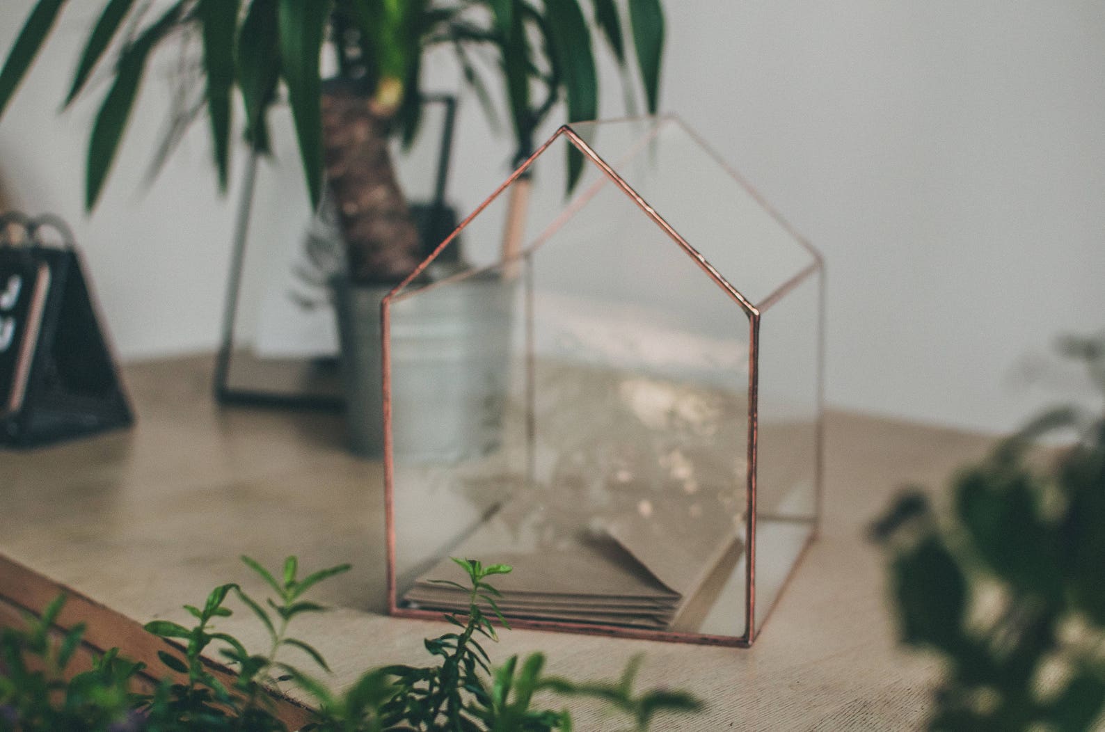 Wedding Card Holder Personalized Wedding Box for Cards Glass | Etsy