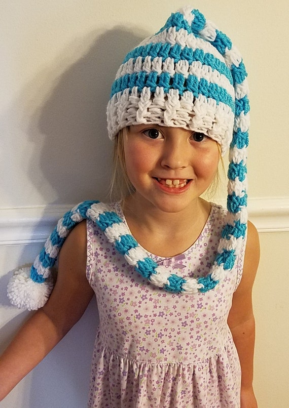 Crochet Long Stocking Cap Pattern Crochet A Santa Hat Beginner