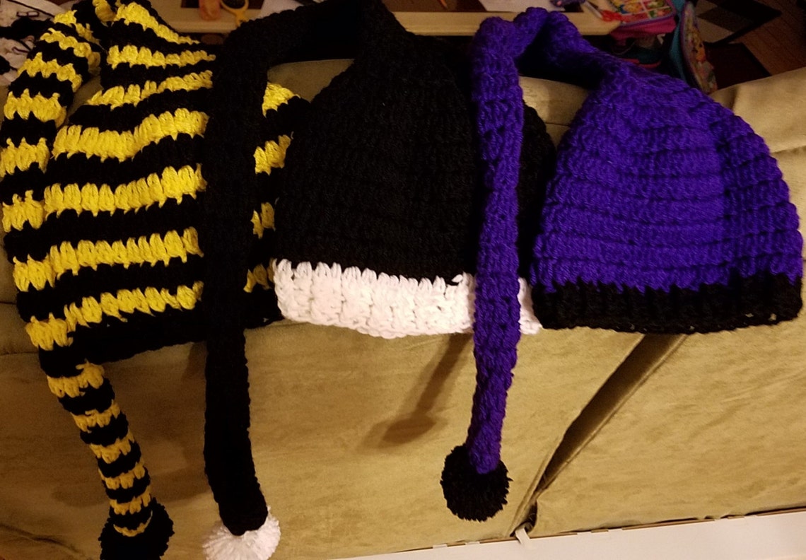 Crochet Stocking Cap With Long Tail Pattern - Etsy