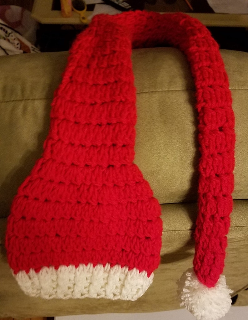 Crochet Stocking Cap With Long Tail Pattern - Etsy