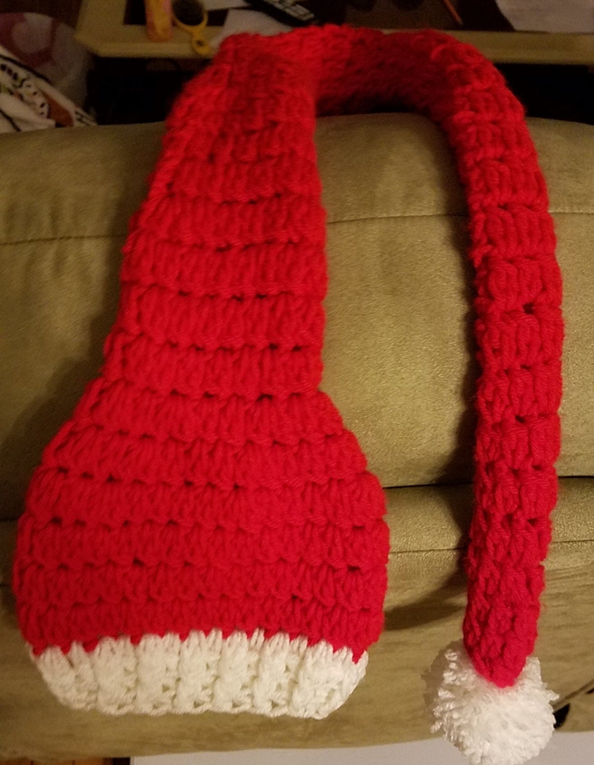 Crochet Stocking Cap With Long Tail Pattern - Etsy